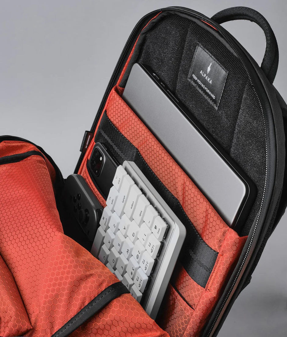 Elements Backpack Pro Limited Edition Black X-PAC® - Premium Travel Backpack | Alpaka