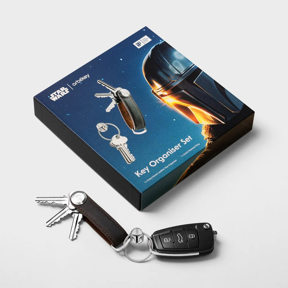 Orbitkey Star Wars™ Mandalorian Key Organiser Ring V2 Kit