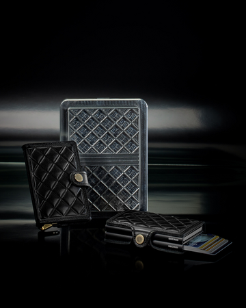Secrid Premium Twinwallet Emboss Diamond Black - RFID Protection Wallet