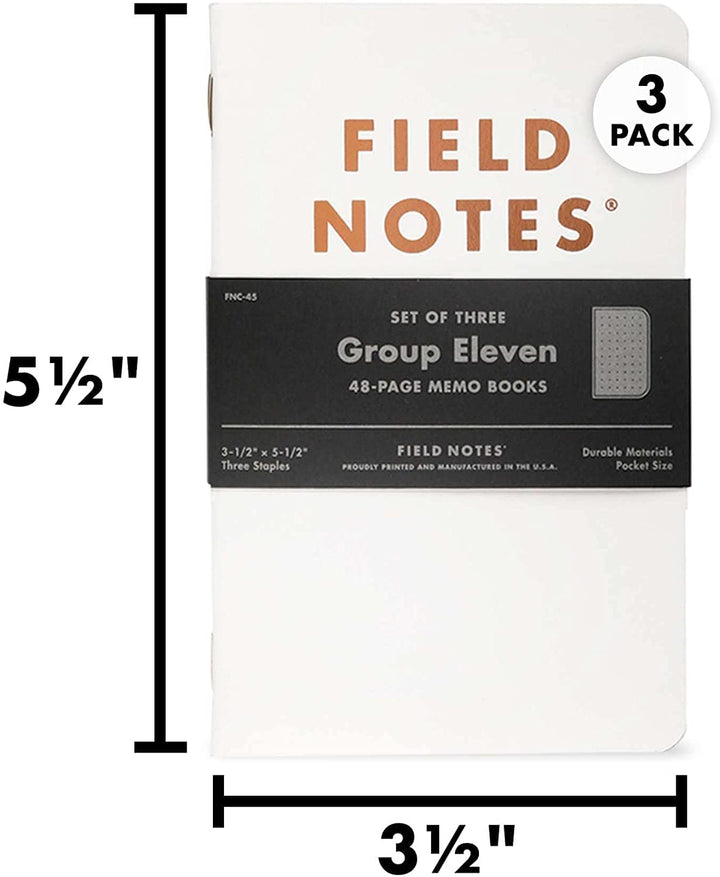 Field Notes | Notebooks & Memo Books| Urban Traveller & Co.