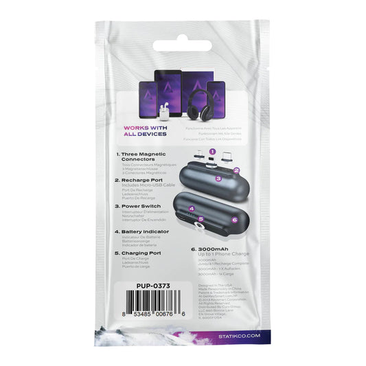 Keysmart Statik Snap N Charge Universal Power Bank