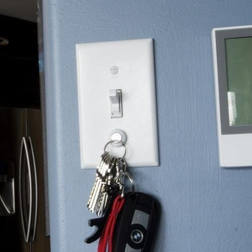 keysmart KeyCatch Magnetic Key Rack Screw-in 3-Pack