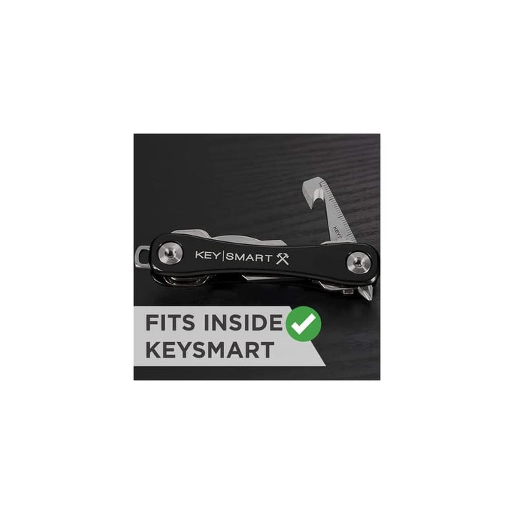 KeySmart MultiTool 5-in-1 Keychain Tool Stainless Steel